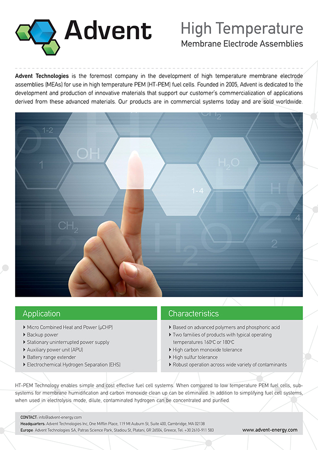 Advent 高温膜电极MEA-友洽（上海）国际贸易有限公司 官网