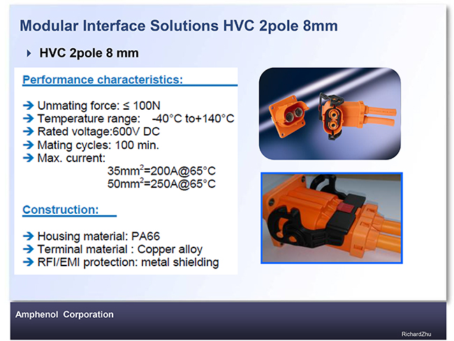 Amphenol HVC系列 高压插头和插座-友洽（上海）国际贸易有限公司 官网