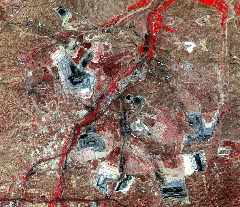 鄂尔多斯东胜区2022年7月高分二号卫星影像-0.8米分辨率-北京盛世华遥科技有限公司