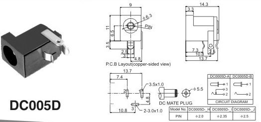 DC插座DC005D-企业官网
